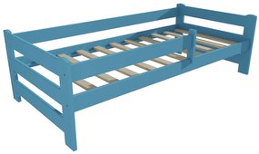 Vomaks Dětská postel DP 019 se zábranou Rozměr: 90 x 180 cm, Barva: barva modrá