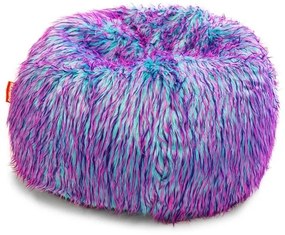 BeanBag Sedací vak Shaggy Multicolor pink-violet-blue