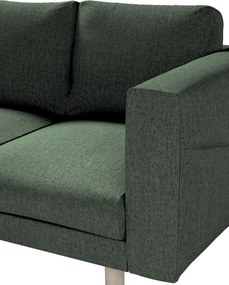 Potah na pohovku IKEA Norsborg 3-místná barva zelená látka pletený vzor