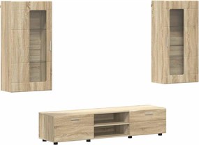 Sestava TV skříněk FLORIN 3 ks Sonoma dub Kompozitní dřevo 3397926