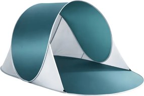 Samorozkládací plážový stan SUNSHADE 190x120 cm, tmavě modrá/bílá