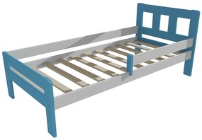 Vomaks Dětská postel se zábranou VMK010C KIDS Rozměr: 120 x 200 cm, Barva: barva modrá