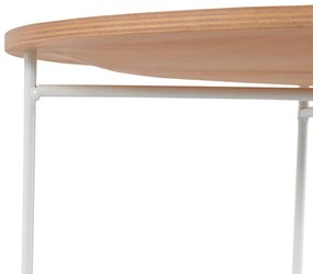 Kokoon Design Odkládací stolek Oola Barva: hnědá/černá