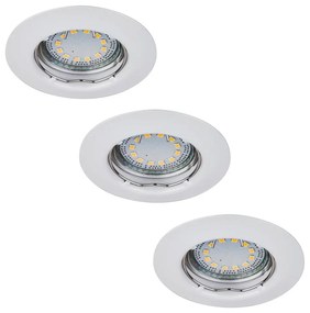 Rabalux 1046 - SADA 3xLED Podhledové svítidlo LITE 3xGU10-LED/3W/230V