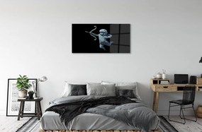 Obraz na skle angel natáčení 120x60 cm