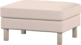 Potah na podnožku IKEA Karlstad barva růžová látka pletený vzor