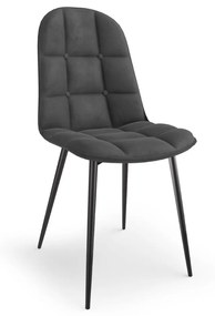 Jídelní židle Lancaster, šedá / černá