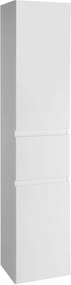 Aqualine Altair - Vysoká skříňka s košem 40x184x31 cm, L, bílá AI185L