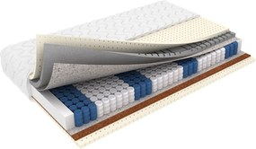 MT Matrace TURIN s latexem a kokosem 80x200cm, 24cm H2-H3