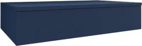 Konzola závěsná mělká skříňka Nature tmavě modrá navy blue 90x20