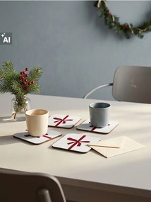 Sinsay - CUP COASTER - bílá