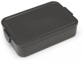 Brabantia MAKE&TAKE LARGE Obědový box Bento 25,5x16,7x6,2 cm - tmavě šedá