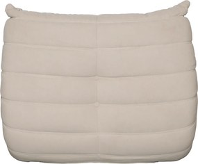 Designové křeslo Nua samet béžové