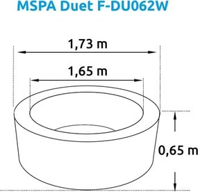 Nafukovací vířivka Marimex  MSPA Duet F-DU062W  [63600276]
