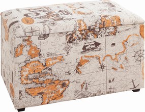 XXXLutz TRUHLOVÁ LAVICE, textil, kompozitní dřevo, 65/42/40 cm Carryhome - Taburety - 001931021203