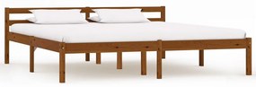 Rám postele medově hnědý masivní borovice 180 x 200 cm,  283213 HangarStore.cz