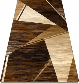 Koberec Klasický Tradiční Trojúhelník Royal Geometrický bronz 150x230 cm