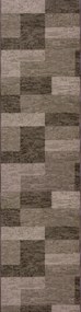 Associated Weavers, Protiskluzový běhoun na míru Icona 44, šíře 67 cm, hnědá, chodba / předsíň