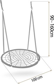 Hnízdová houpačka Neo-Sport NS-104 100 cm