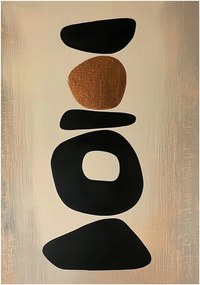 Tištěný obraz na plátně 70x100 cm Stones – Styler