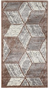 Koberce Breno Kusový koberec HARMONY 402/beige-silver, Vícebarevné, 80 x 150 cm