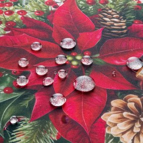 Stolní ubrus s teflonovou úpravou CHRISTMAS STAR 120 x 160 cm