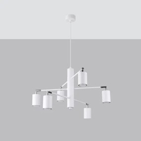 Lustr SOLLUX LEMMI 6 bílý GU10 6x10W bez žárovky SL.1206