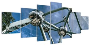 Obraz - atomium v Bruselu (210x100 cm)