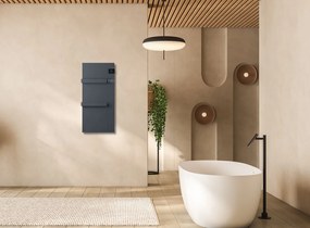 Sapho Sapho, ONSEN EVO elektrické topné těleso, 400x900mm, 1000 W, antracit, ONS10011