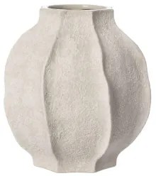 Kameninová váza Floral Natural White 18 cm Ernst