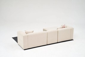 Hanah Home Rohová pohovka LINDEN MINI levá krémová