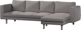 Potah na pohovku IKEA Norsborg 4-místná se šezlongem barva béžová látka pletený vzor