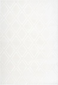 XXXLutz BĚHOUN, 80/150 cm, bílá - Online Only koberce & rohožky - 005937111604