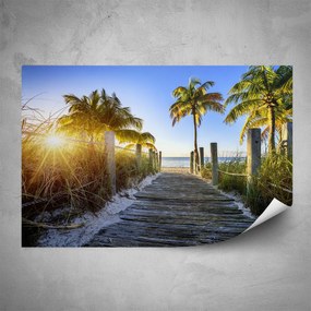 Plakát - Cesta na pláž (60x40 cm) - PopyDesign