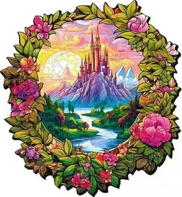 EscapeWelt Dřevěné puzzle Kouzelný les / 200 dílků /  Obtížnost: střed