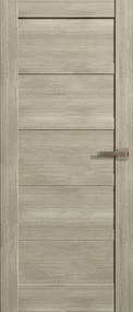 Interiérové dveře vasco doors BRAGA plné, model 1 Průchozí rozměr: 70 x 197 cm, Orientace dveří: Levé dveře, Dekor: Dub stříbrný