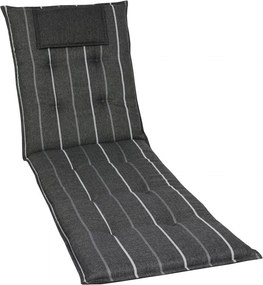 Go-De Textil Go-De Zahradní poduška, oboustranná. (podsedák na lehátko, antracitová)