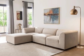 Hanah Home Rohová pohovka ALPHA krémová levá