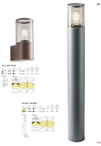 Redo 90047 - Venkovní nástěnné svítidlo FRED 1xE27/20W/230V IP54