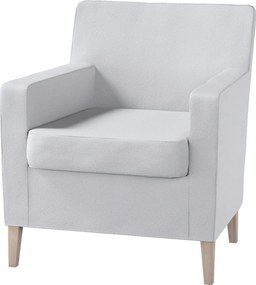 Potah na křeslo IKEA Karlstad barva bílá látka pletený vzor