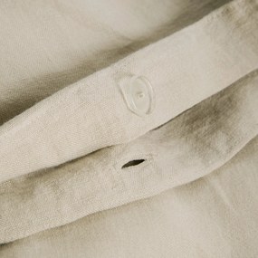LNĚNÉ POVLEČENÍ LINEN 200X220 CM, 2 KS 70X80 CM KRÉMOVÉ