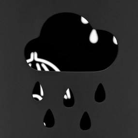 Stojan na deštníky Umbrellas ocelový černý 246804