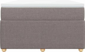 Box spring postel s matrací taupe 120x200 cm textil 3285564