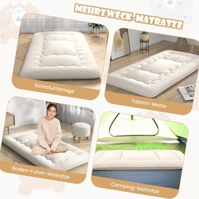 Costway Japonská futonová matrace Tatami Mat podlahová matrace