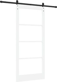 Posuvné dveře ORKDAL Bílá a černá 93 x 211 cm 3331842