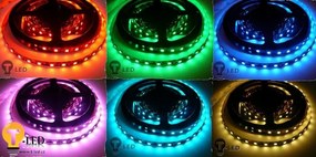 LED Solution RGB LED pásek 7,2W/m 12V bez krytí IP20 08110