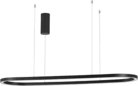 Závěsné LED svítidlo NOVA LUCE CUPPE 58W 3000K černé 9345624