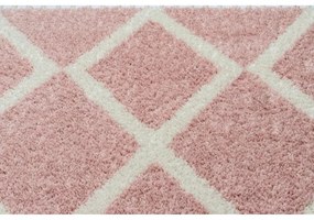 Kusový koberec Shaggy Ariso růžový 140x190cm