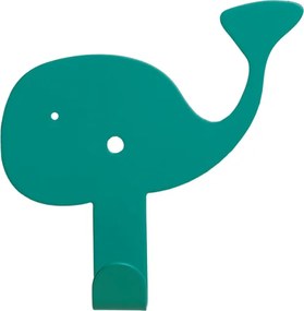 Kovový háček na stěnu Whale Blue Tranquillo