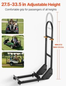 Madlo pro golfový vozík, 450 × 235 × 905 mm VEVOR